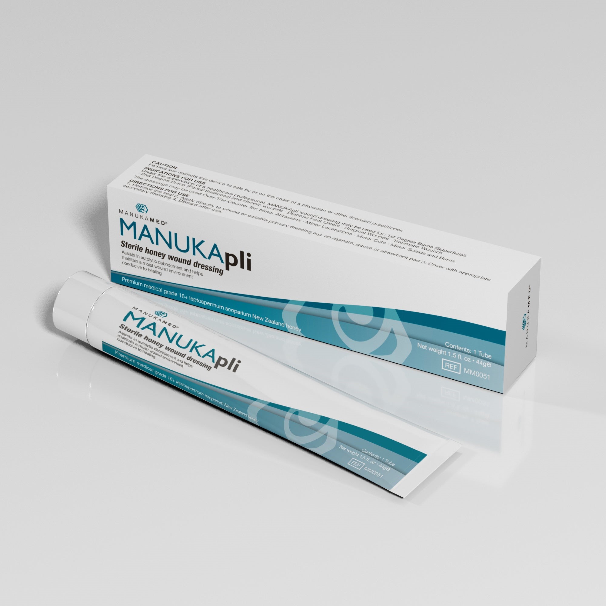 ManukaMed ManukaPli Sterile Honey Wound Dressing Gel