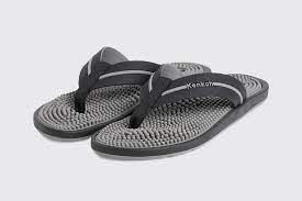 Kenkoh Waterproof Toe Post Massage Slippers, Unisex